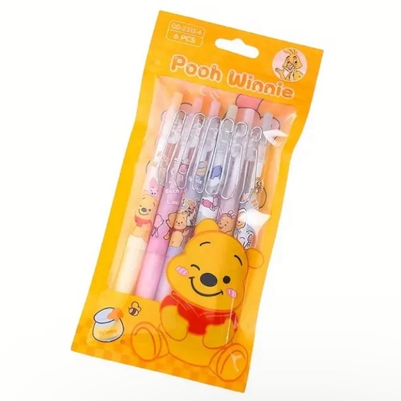 Disney | Office | New 6 Piece Winnie The Pooh Gel Pen Set | Poshmark